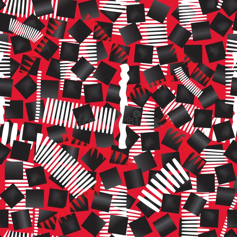 Abstract Modern Pattern. Abstract Trendy Texture. Print with Geometric ...