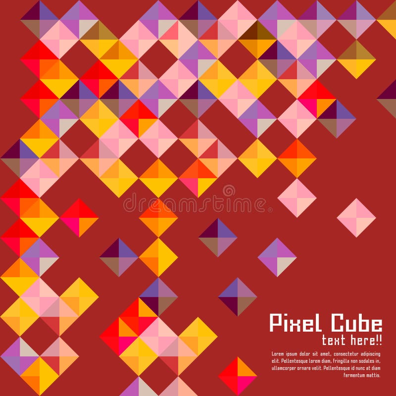 Abstract Modern Pixel Background Stock Vector - Illustration of design ...