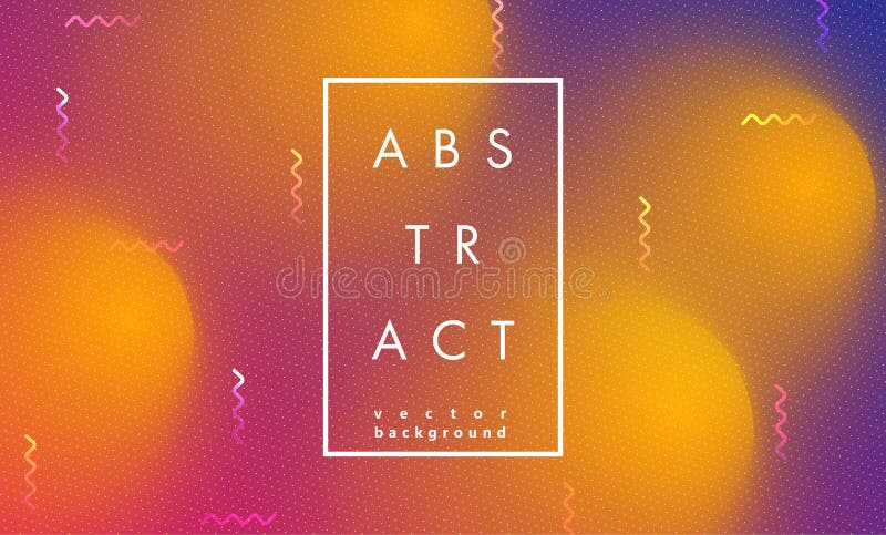 Abstract Modern Pop Art Vector Frame in Trendy Memphis 80s-90s Style ...