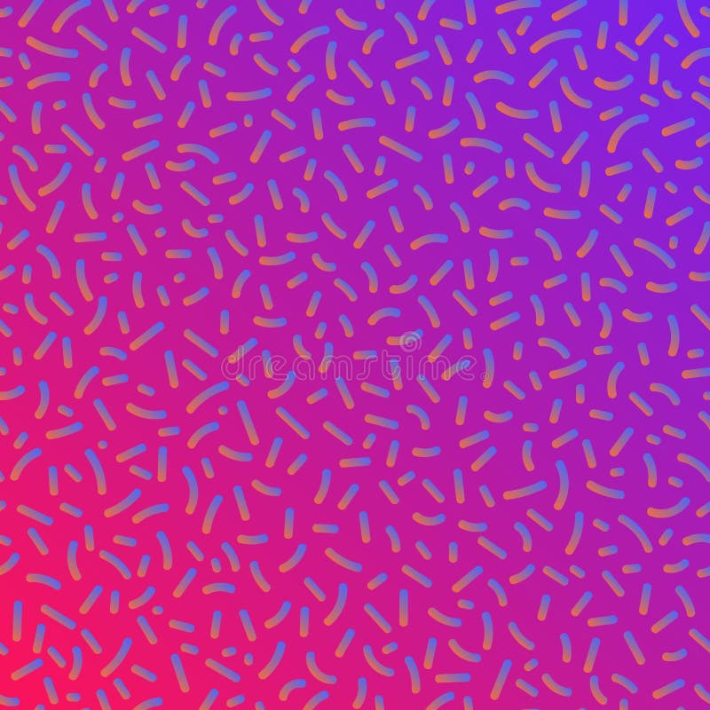 Abstract Modern Pop Art Vector Seamless Pattern Forms in Trendy Memphis ...