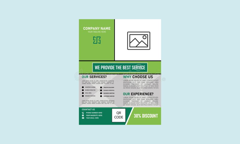 Abstract Modern and Professional Corporate Flyer Design Template Stock ...