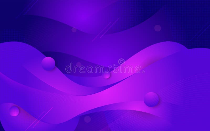 Abstract Modern Purple Dynamic Fluid Background Design Stock Vector ...