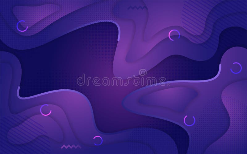 Abstract Modern Purple Dynamic Fluid Background Design Stock Vector ...
