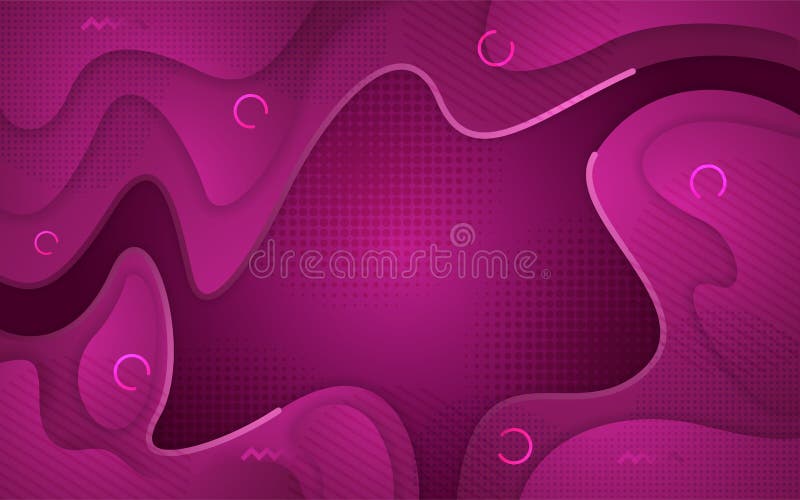 Abstract Modern Purple Dynamic Fluid Background Design Stock Vector ...