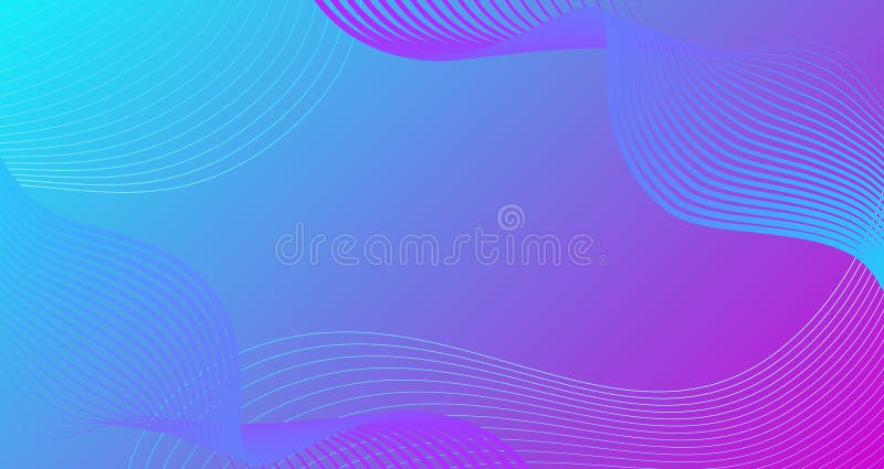 Abstract Modern Rectangular Background with Lines, Waves, Middle is ...