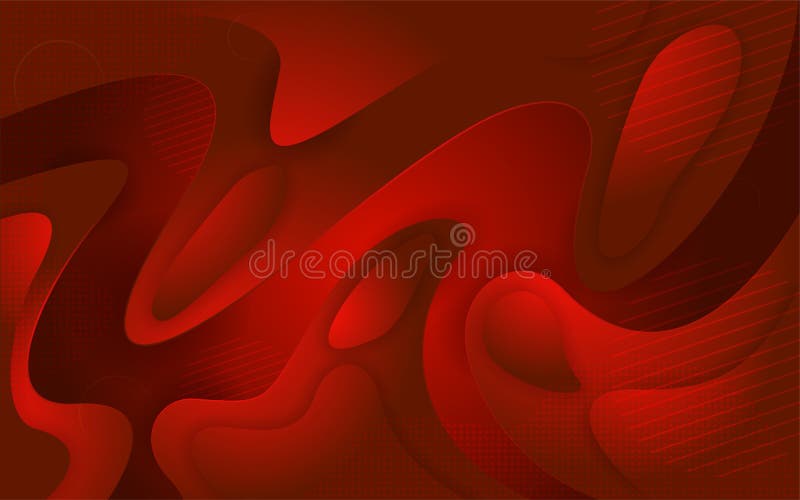 Abstract Modern Red Dynamic Fluid Background Design. Graphic Design ...