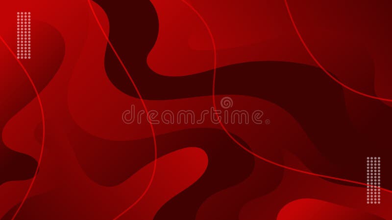 Abstract Modern Red Wave Overlap, Dynamic Swirl with Gradient Color ...