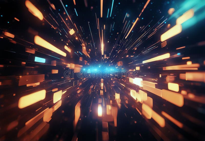 Abstract Modern Research and Data Background Stock Illustration Stock ...