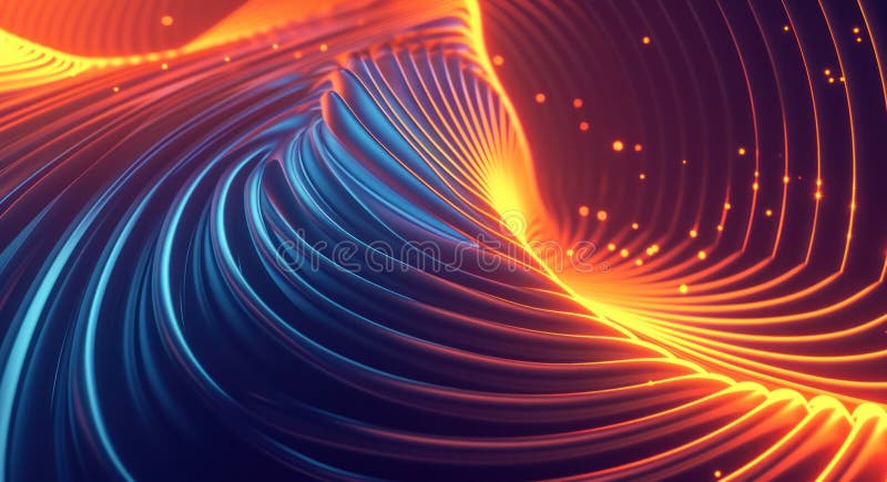 Abstract a Modern Seamless Gradient Light and Line Composition Light ...