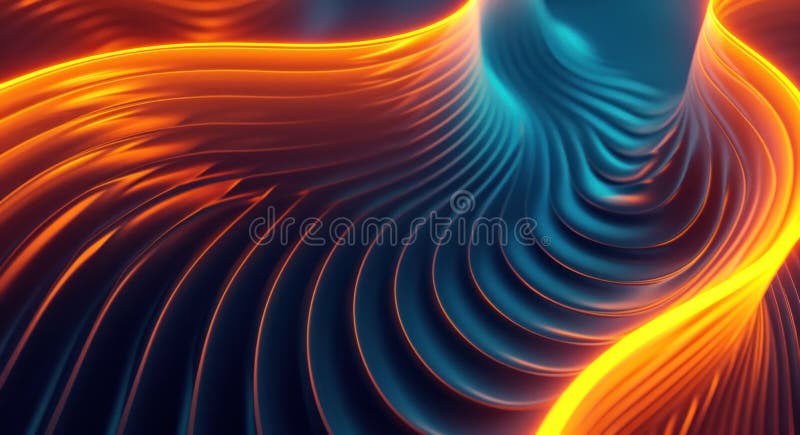 Abstract a Modern Seamless Gradient Light and Line Composition Light ...