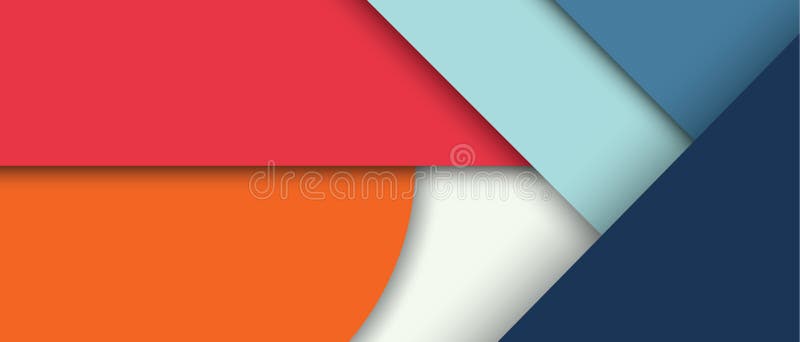 Abstract Modern Shape Material Design Style. Material Design for Stock ...