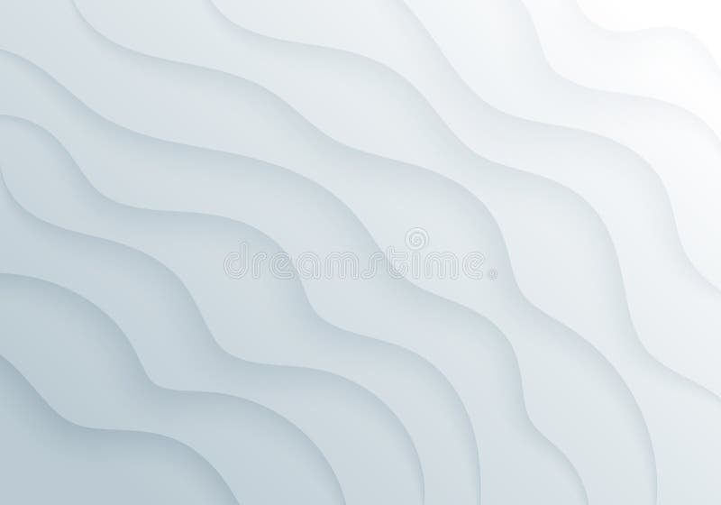 Abstract Modern Soft White and Gray Wave on Clean Background and ...