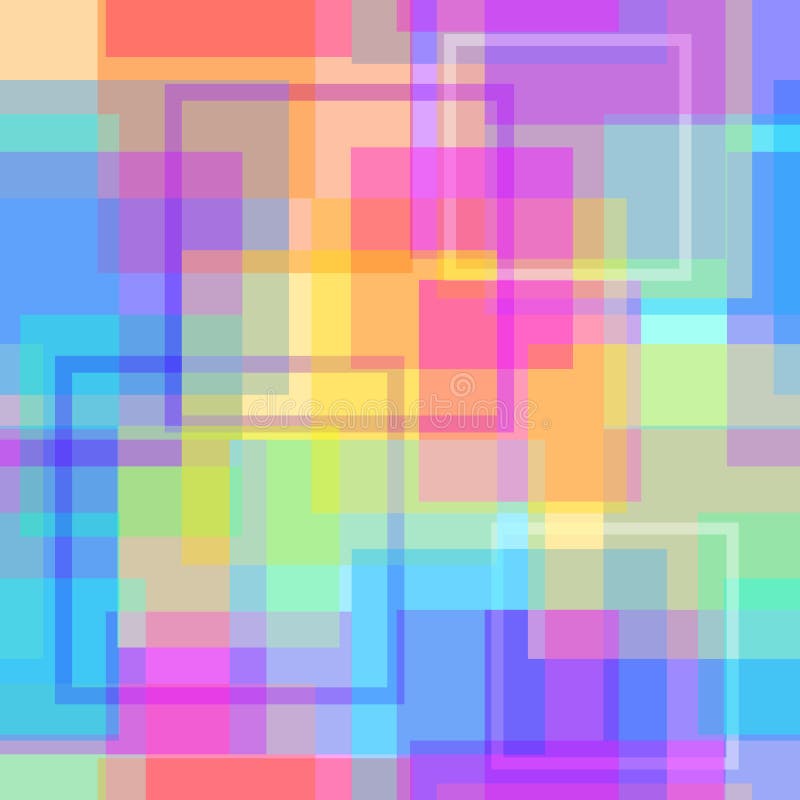 Abstract Modern Square Pastel Pixel Background. Stock Vector ...