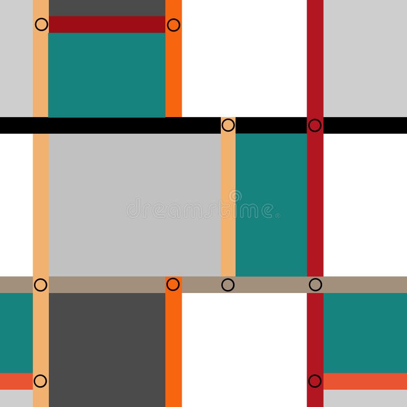 Abstract Modern Squares Seamless Pattern Texture on Retro Background ...
