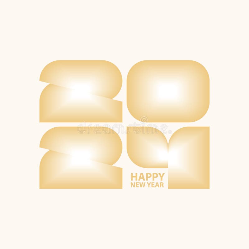 2024 in Abstract Modern Style, Happy New 2024 Year Stock Vector ...