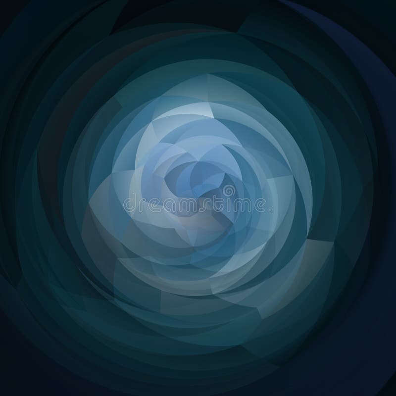 Abstract Modern Swirl Background - Dark Night Blue Colored Stock ...