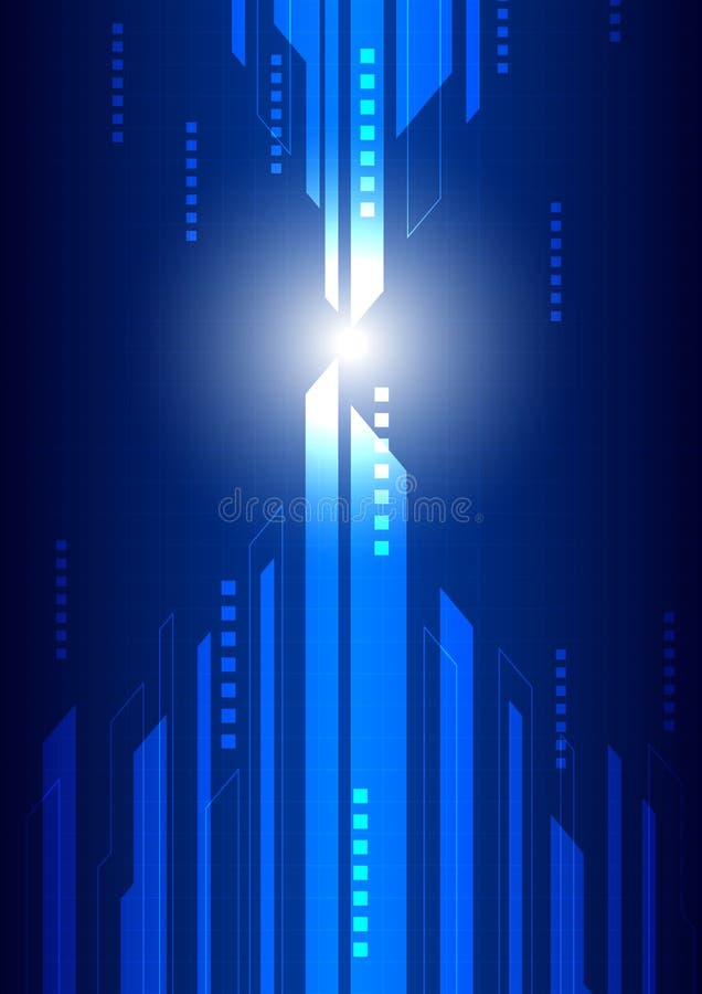 Abstract Modern Technology Background, Groups of Polygon Bars at the ...