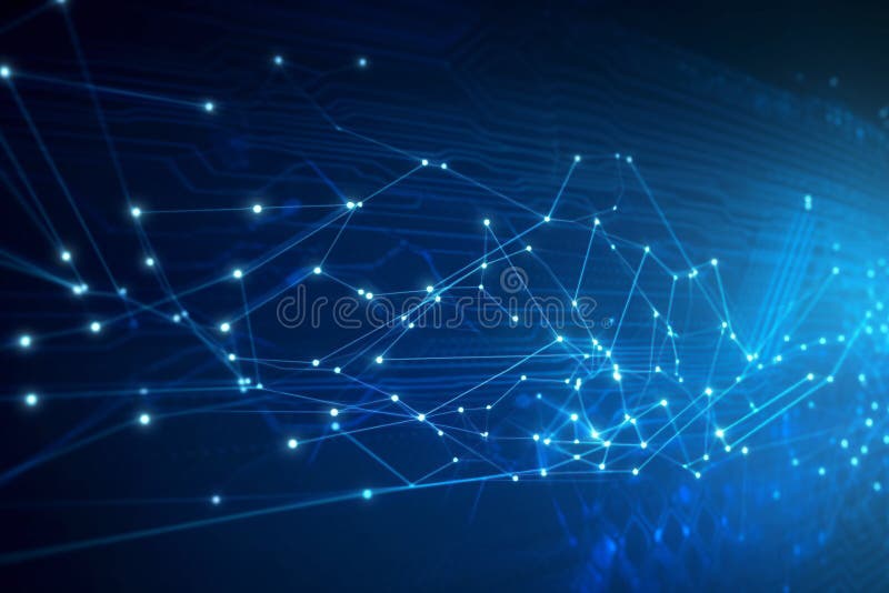 Abstract Modern Technology Concept. Stock Illustration - Illustration ...