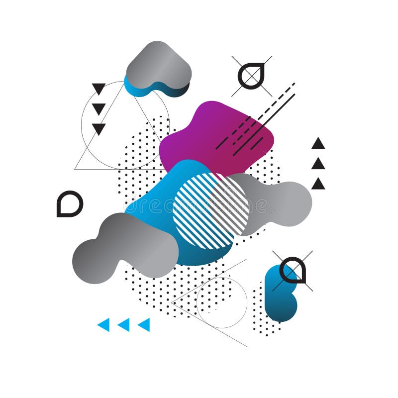 ABSTRACT MODERN TEMPLATE BACKGROUND. GEOMETRIC ELEMENT. DIVERSE PATTERN ...