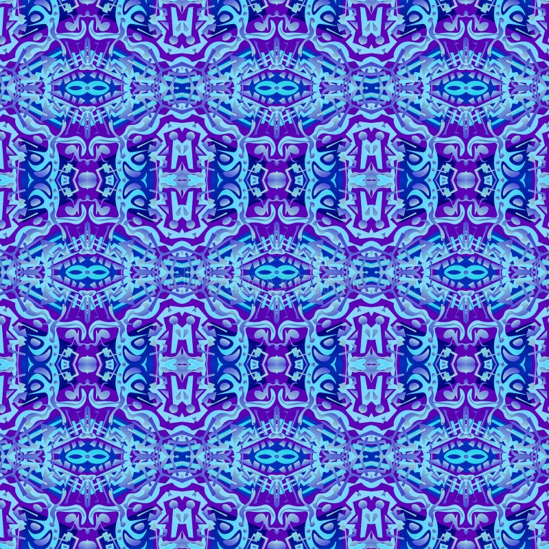 Abstract, Modern Texture for Objects. Basic Blue and Violet Colors ...