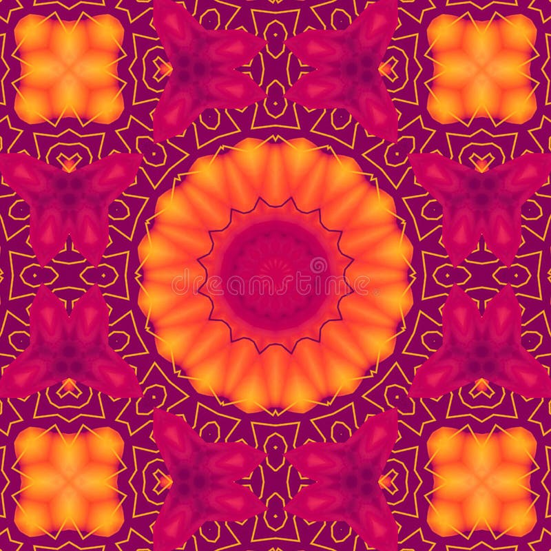 Abstract, Modern Texture for Objects. Basic Vigorous and Orange Colors ...