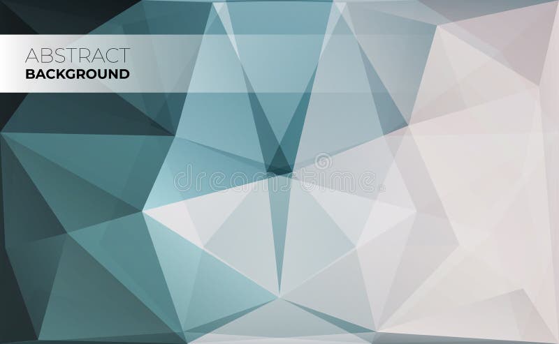 Abstract Modern Triangle Polygonal Background, Vector Illustration ...