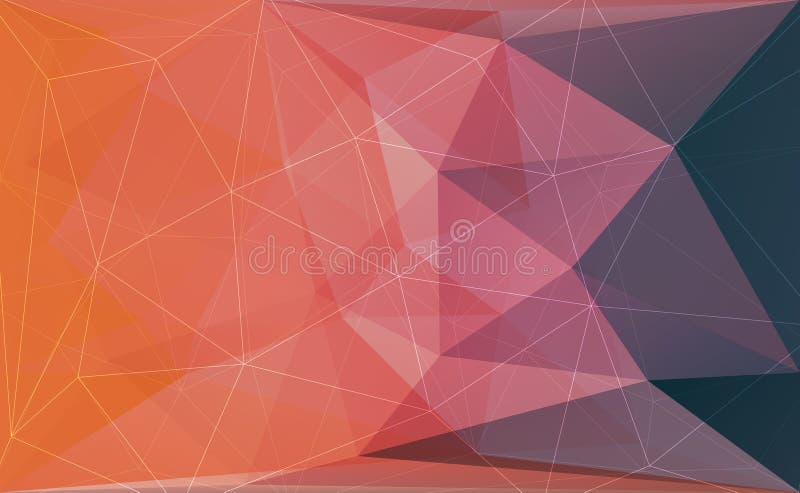 Abstract Modern Triangle Polygonal Background, Vector Illustration ...
