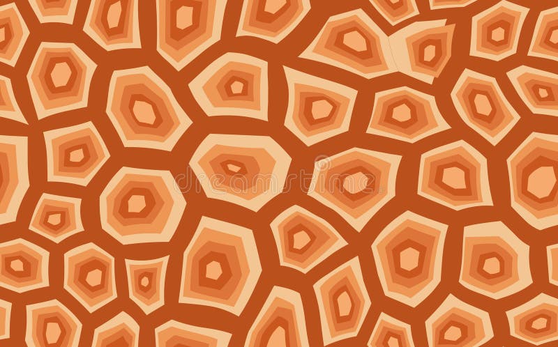 Abstract Modern Turtle Shell Seamless Pattern. Animals Trendy ...