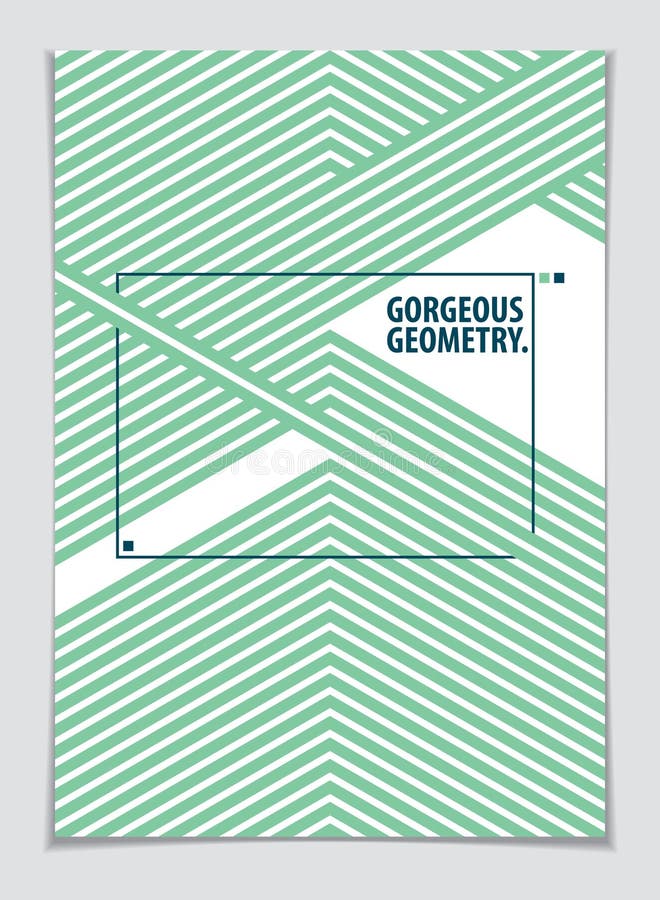 Abstract Modern Vector Minimal Template Flyer. Vector Geometric Stock ...