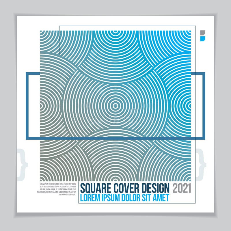 Abstract Modern Vector Minimal Template Flyer. Vector Geometric Pattern ...