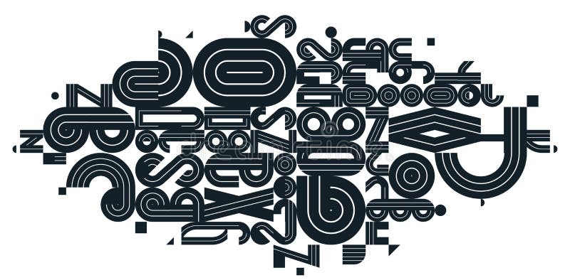 Abstract Modern Vector Trendy Design, Geometric Shapes Stylish ...