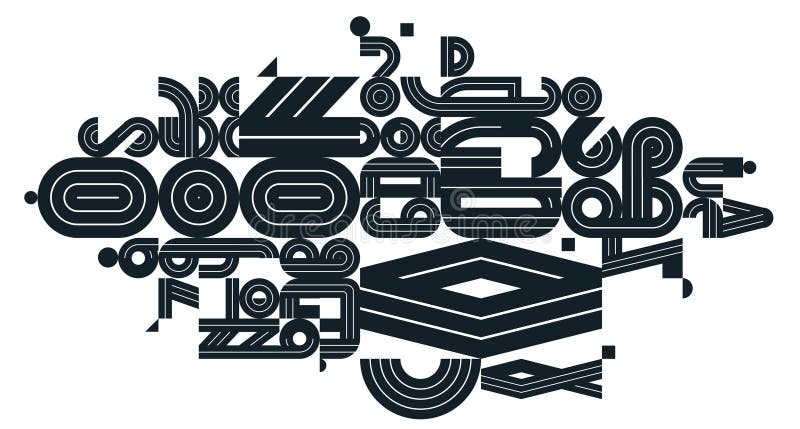 Abstract Modern Vector Trendy Design, Geometric Shapes Stylish ...