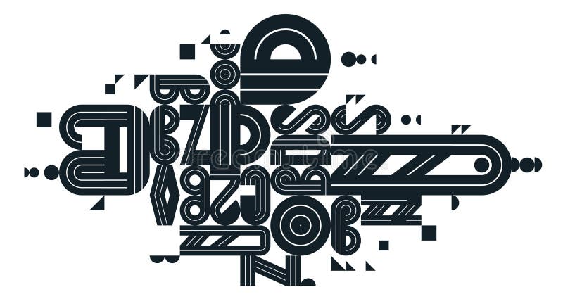 Abstract Modern Vector Trendy Design, Geometric Shapes Stylish ...