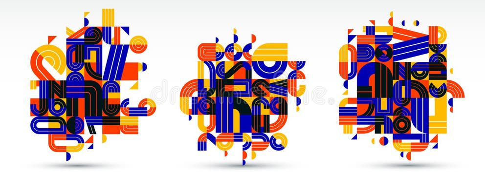 Modular Pattern Designs Stock Illustrations – 711 Modular Pattern ...