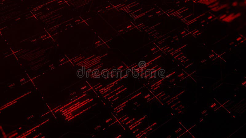 Programmer Desktop and Computer Screen and Code Vector Illustration ...