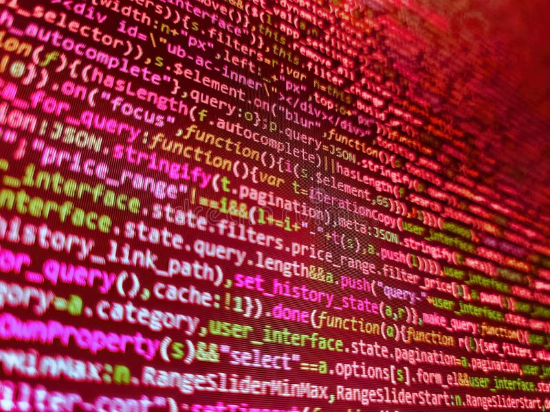 Abstract Modern Virtual Computer Script Javascript Functions Variables Objects Php Language