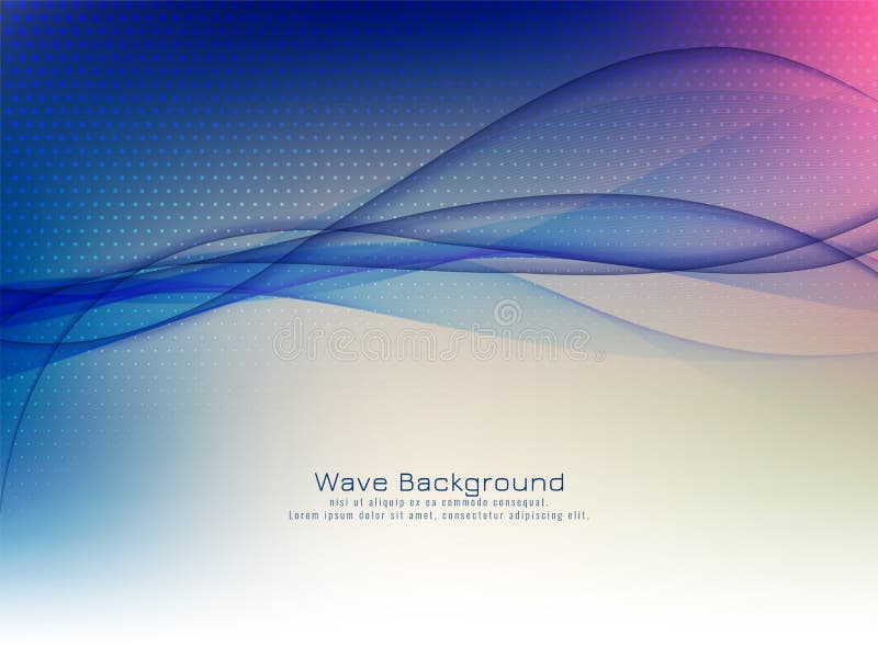 Abstract Modern Wave Colorful Background Stock Vector - Illustration of ...