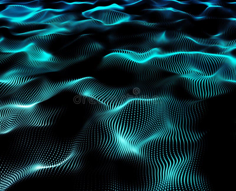 Abstract Modern Wave Light Background Stock Illustration - Illustration ...