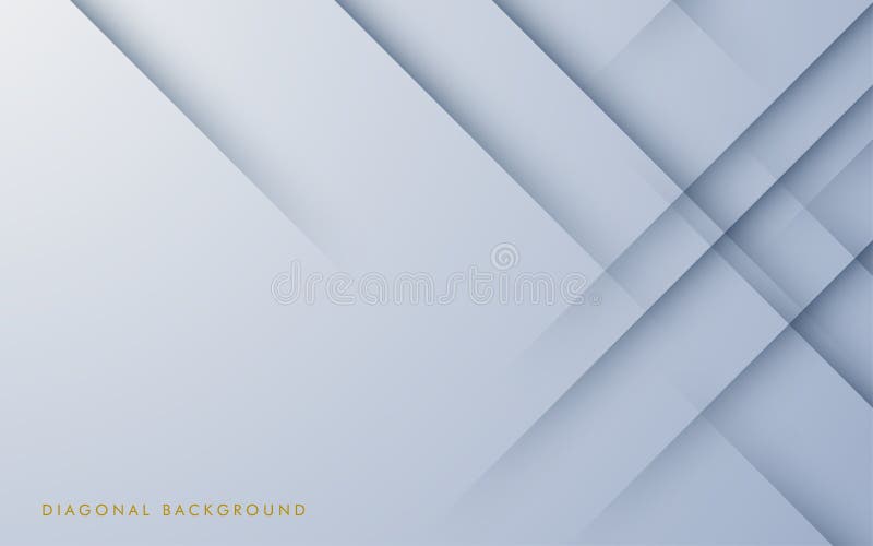 Abstract Modern White Gray Diagonal Stripe with Shadow and Light Background Stock Vector ...