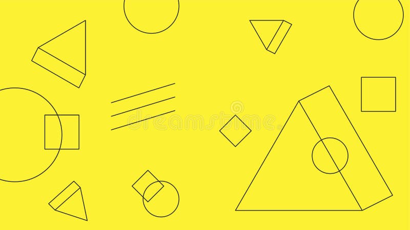 Abstract Modern Yellow Geometric Background,Eps10 Vector Stock Vector ...