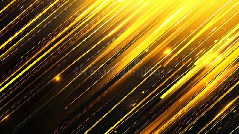 Abstract Modern Yellow Lines Background, EPS10 Vector Illustration ...