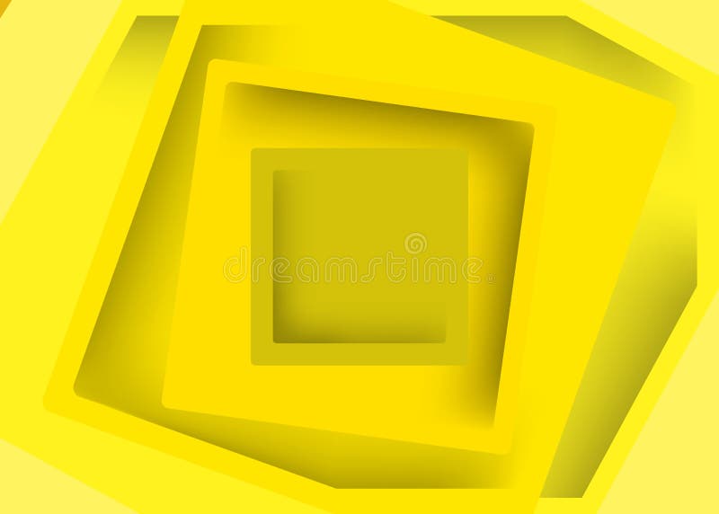 Abstract Modern Yellow Paper Cut Background Stock Vector - Illustration ...