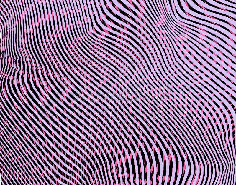 Abstract Moire Texture Vector. Moire Waves. Modern Creative Backdrop ...