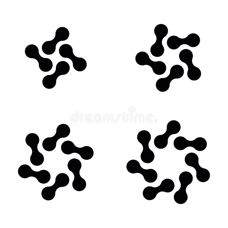 Abstract Molecular Circular Logo Stock Illustrations – 315 Abstract ...