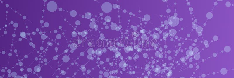 Abstract Molecular Science Futuristic Background Stock Illustration ...
