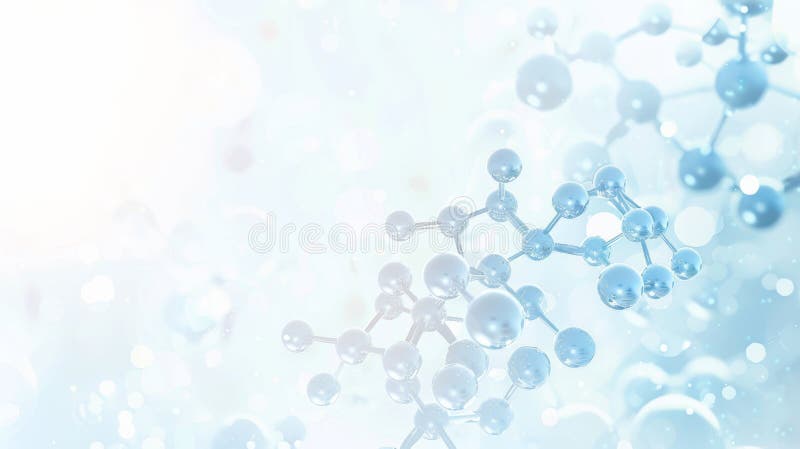 Abstract Molecular Structure Background for Exploring Various ...