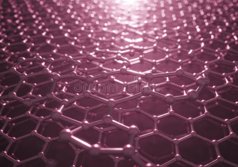 Abstract Molecular Structure Nanotechnology Graphic Background Stock ...