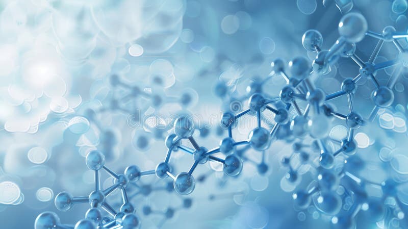 Abstract Molecular Structure Science and Technology Background for ...