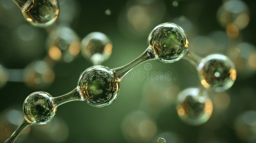 Abstract Molecular Structure Science and Technology Stock Illustration ...