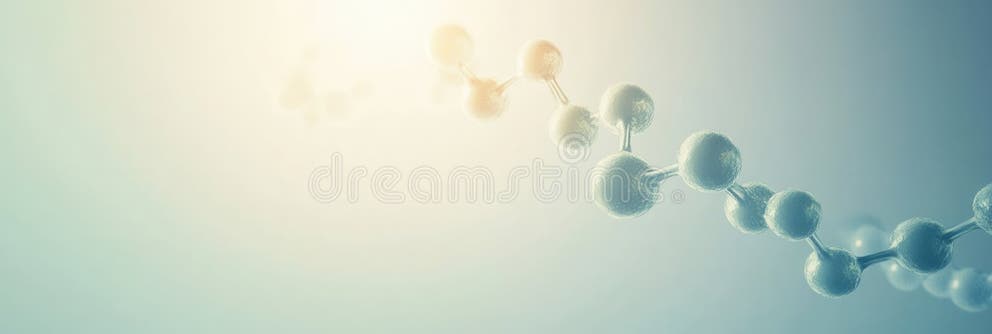 Molecular Structures with Light Blue and White Colors Creating a ...